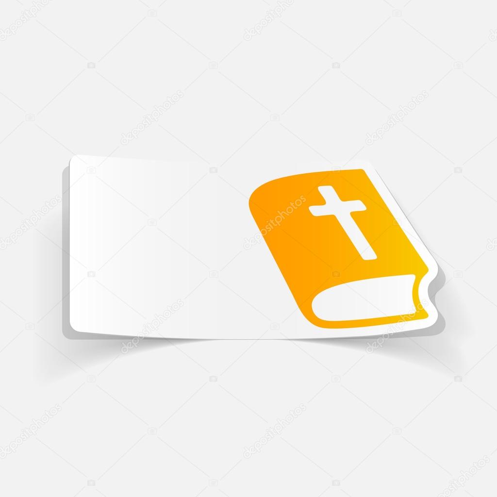 Bible realistic sticker Stock Vector by ©Palau83 113700820