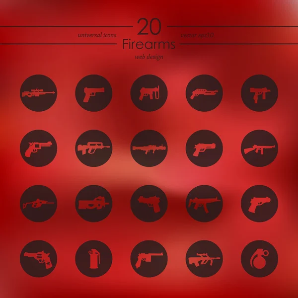 Set of firearms icons Stock Vector Image by ©Palau83 #121721086