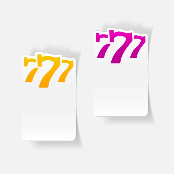 Three seven icon Stock Vector by ©Palau83 84000050