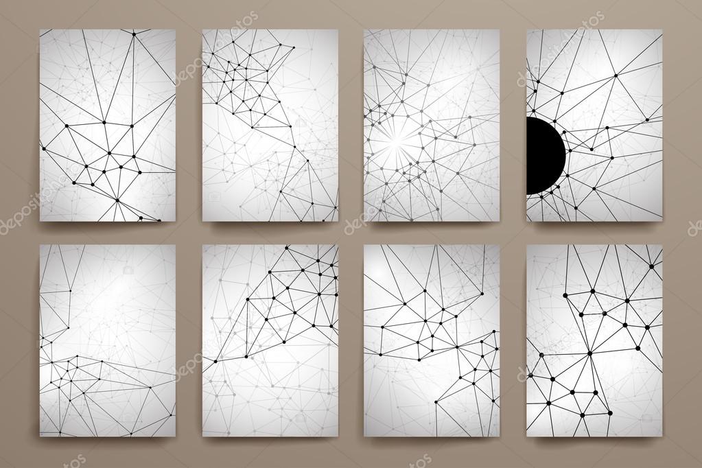 Set de folleto, plantillas de diseño de póster 2022