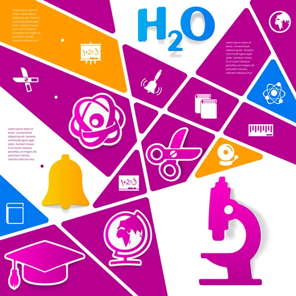 Education sticker infographic Stock Vector by ©Palau83 52603655