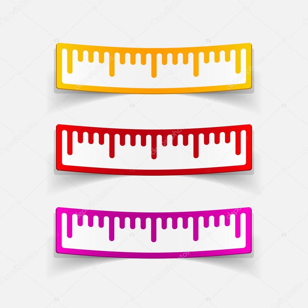 Ruler sticker Stock Vector Image by ©Palau83 #53587675