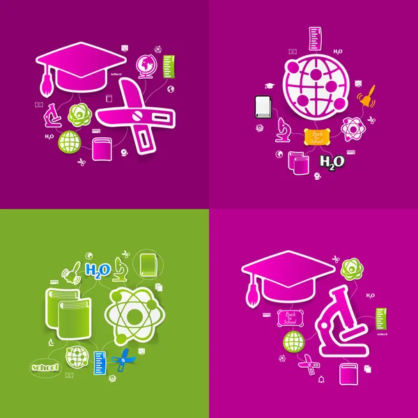 Education sticker infographic Stock Vector by ©Palau83 60935341