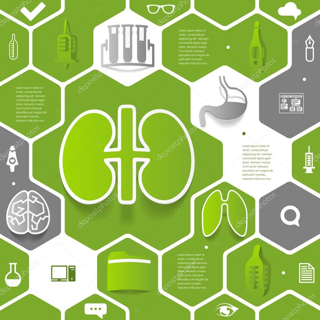 Medical sticker infographic Stock Vector by ©Palau83 54111051