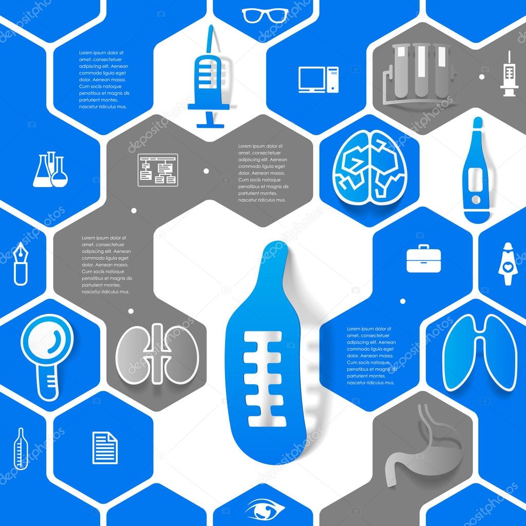 Medical sticker infographic Stock Vector by ©Palau83 54365069