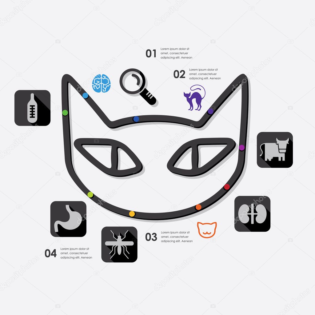 Veterinary infographic Stock Vector by ©Palau83 54910037