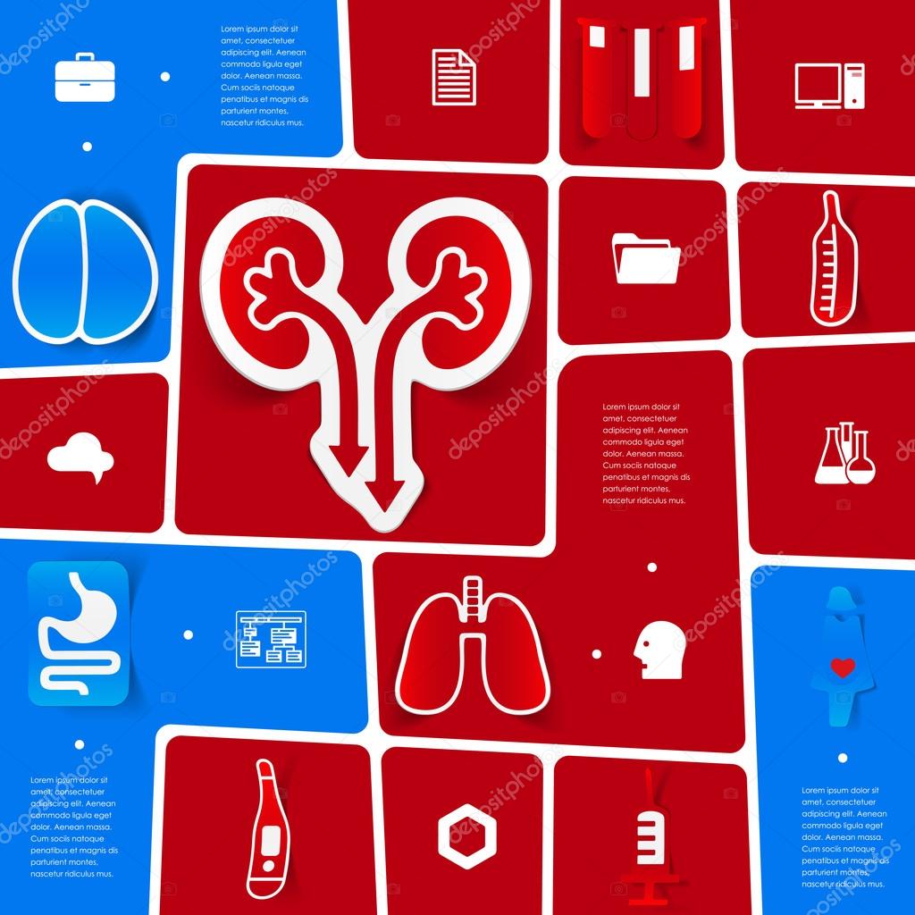 Medical sticker infographic Stock Vector by ©Palau83 54910049