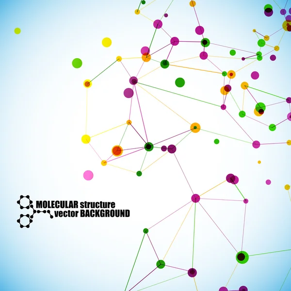 Set of beautiful molecular structure Stock Vector by ©Palau83 63960809