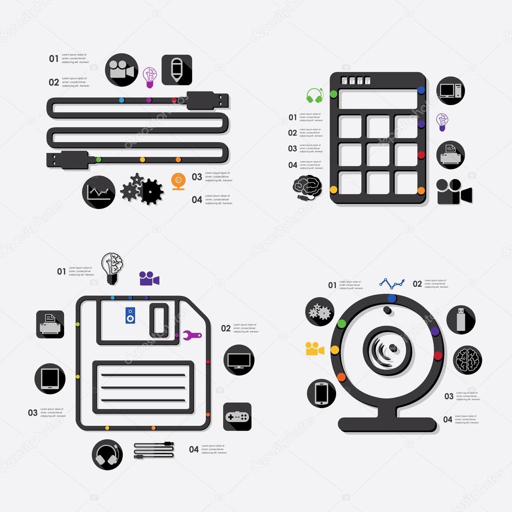Technology infographic Stock Vector by ©Palau83 55766905