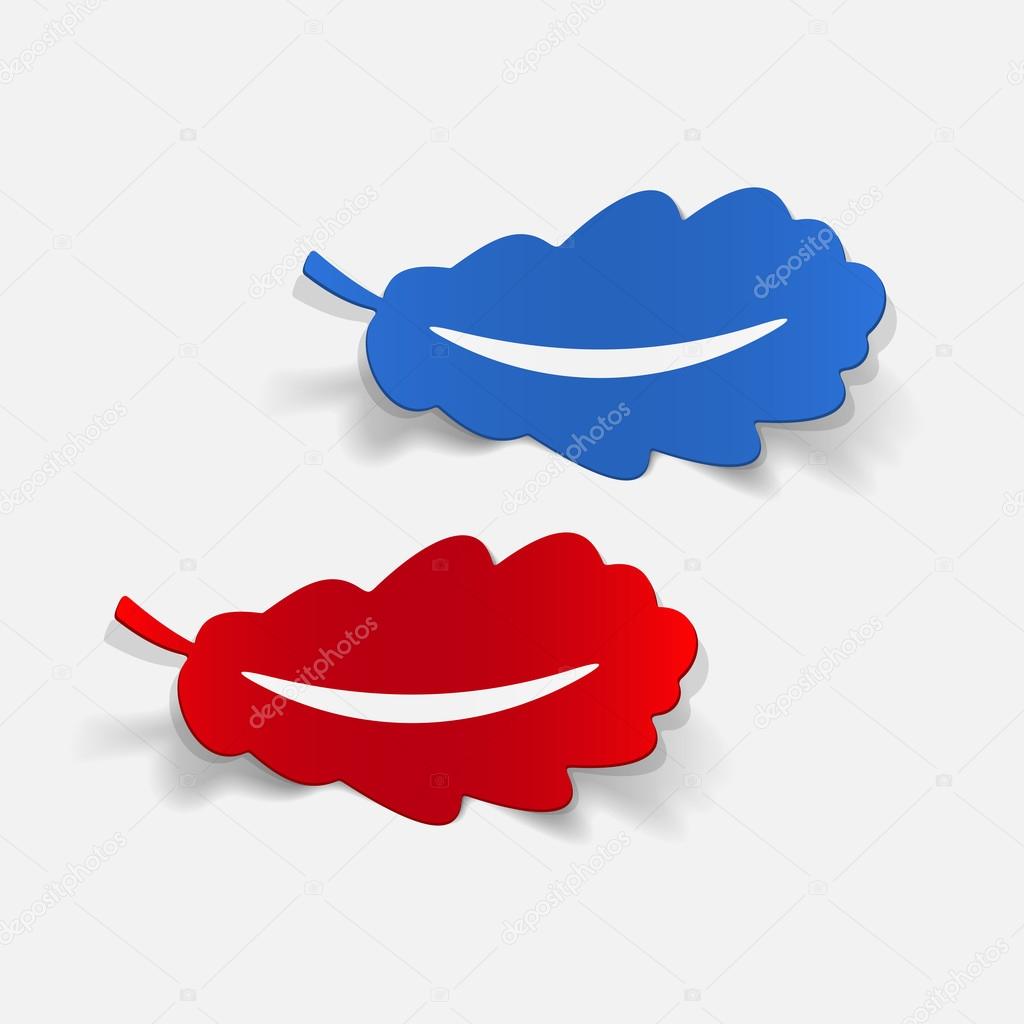 Leaf design element Stock Vector by ©Palau83 57355567