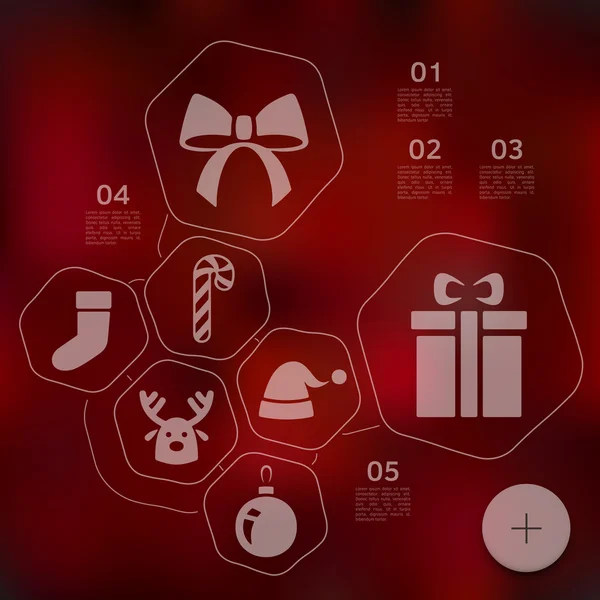 Christmas infographic icons Stock Vector by ©Palau83 80952976