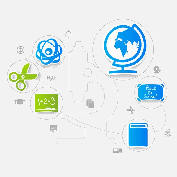 Technology blue sticker infographic Stock Vector Image by ©Palau83 ...