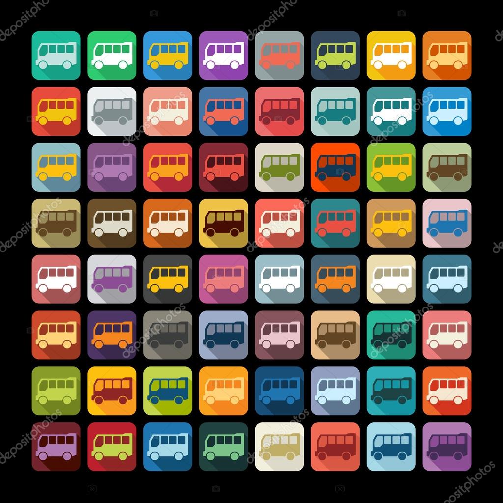 Icono de autobús Vector de stock #59898381 de ©Palau83