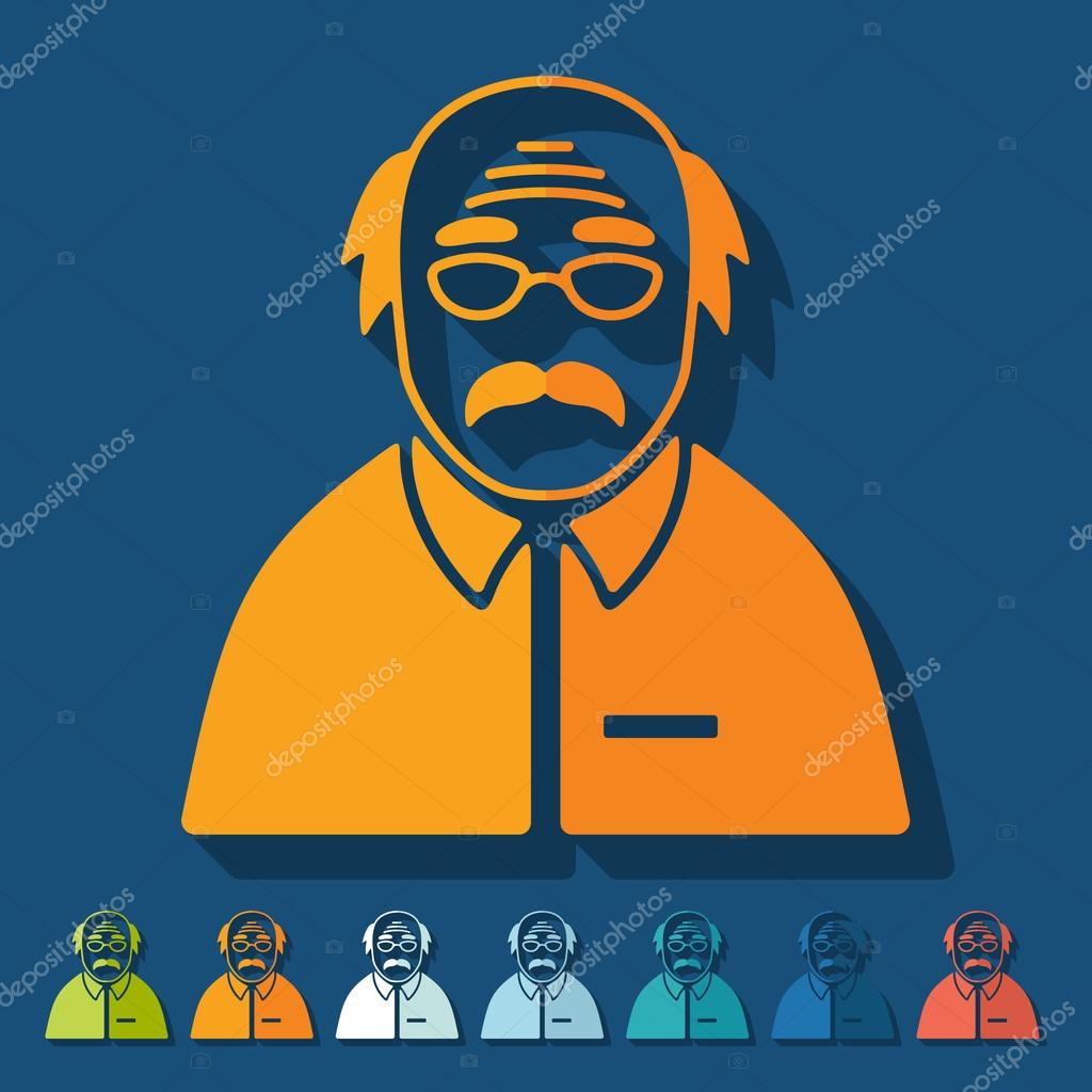 Senior citizens icon Stock Vector Image by ©Palau83 #61810323