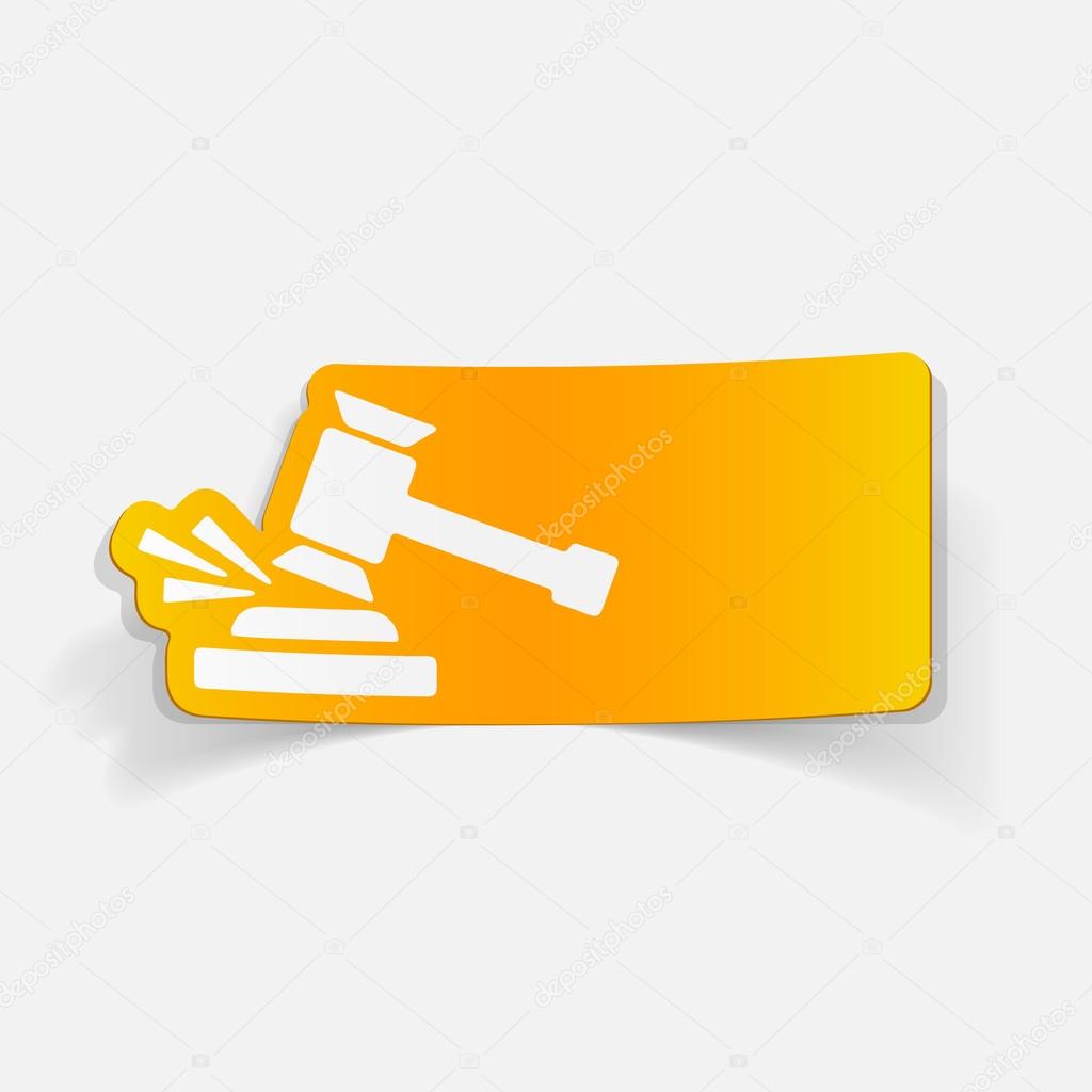 Realistic design element: gavel Stock Vector Image by ©Palau83 #64784769