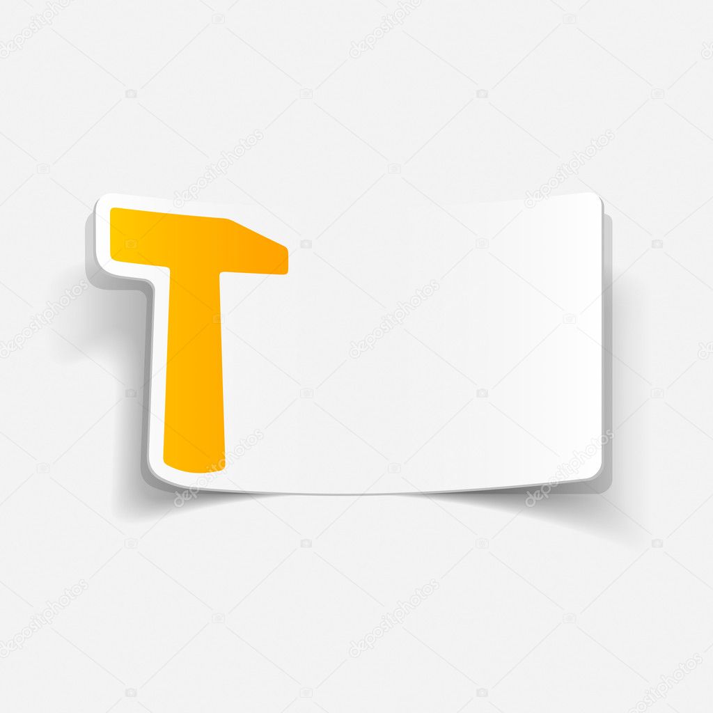 Realistic design element: hammer Stock Vector by ©Palau83 67838263