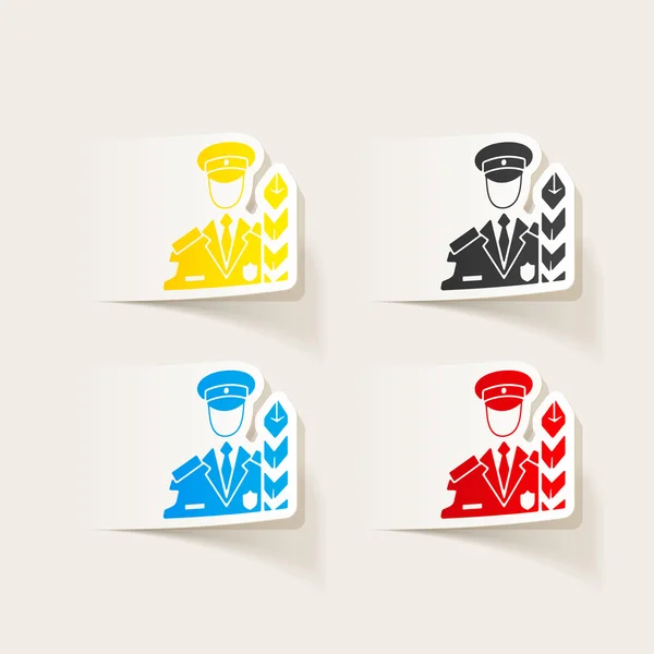 Customs inspector icons set Stock Vector Image by ©Palau83 #154262852