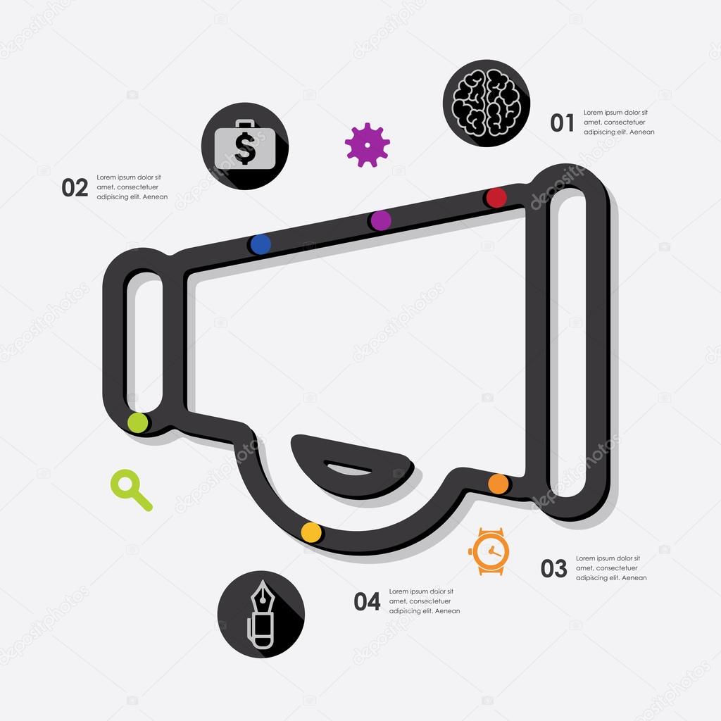 Business line infographic Stock Vector by ©Palau83 72597977