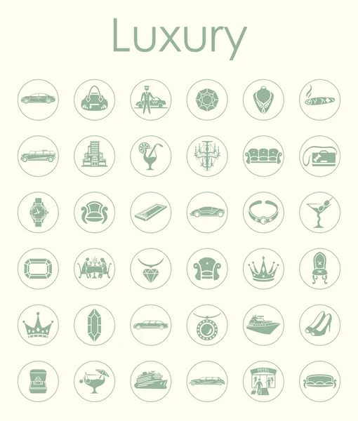 Set of luxury icons Stock Vector Image by ©Palau83 #72598833