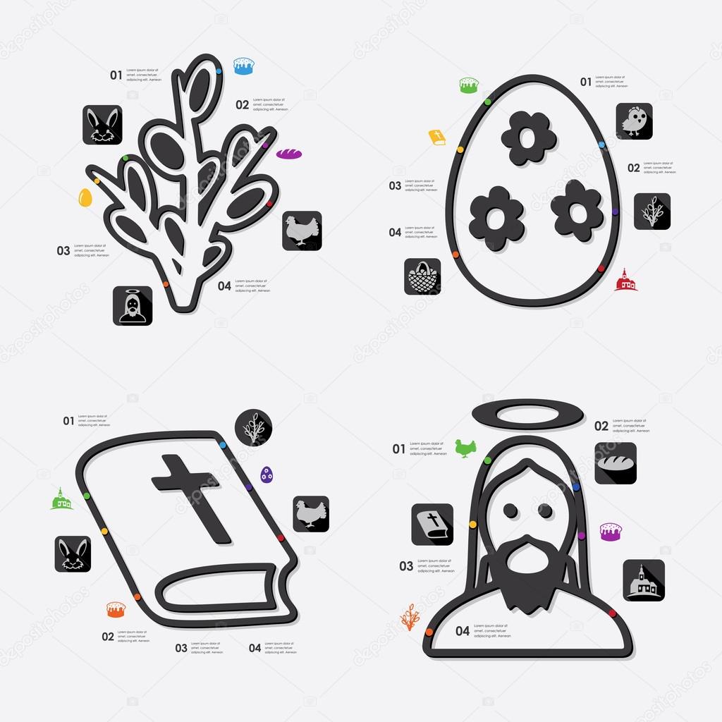 Easter infographic illustration Stock Vector by ©Palau83 73554365