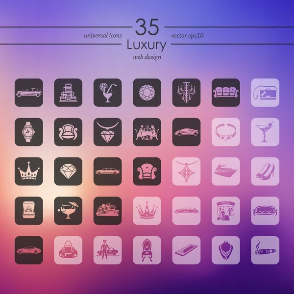 Set of luxury icons Stock Vector Image by ©Palau83 #72598833