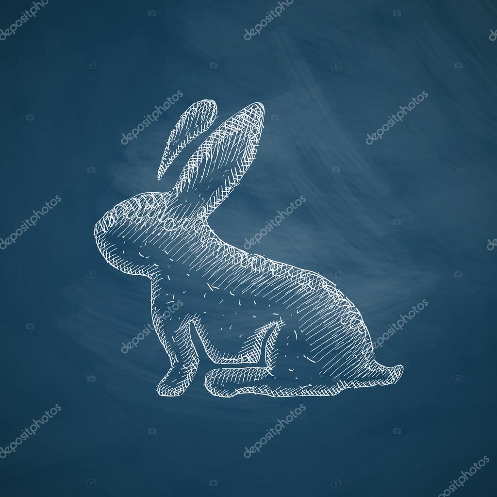 Easter rabbit icon Stock Vector by ©Palau83 77553350