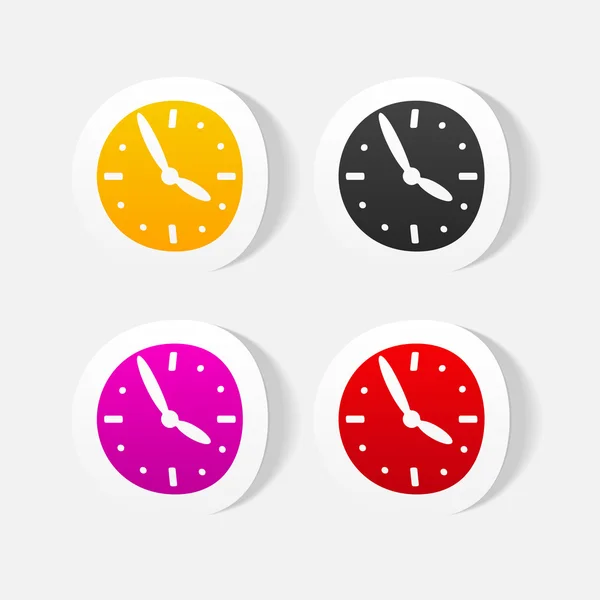 Realistic design elements of clocks Stock Vector Image by ©Palau83 ...