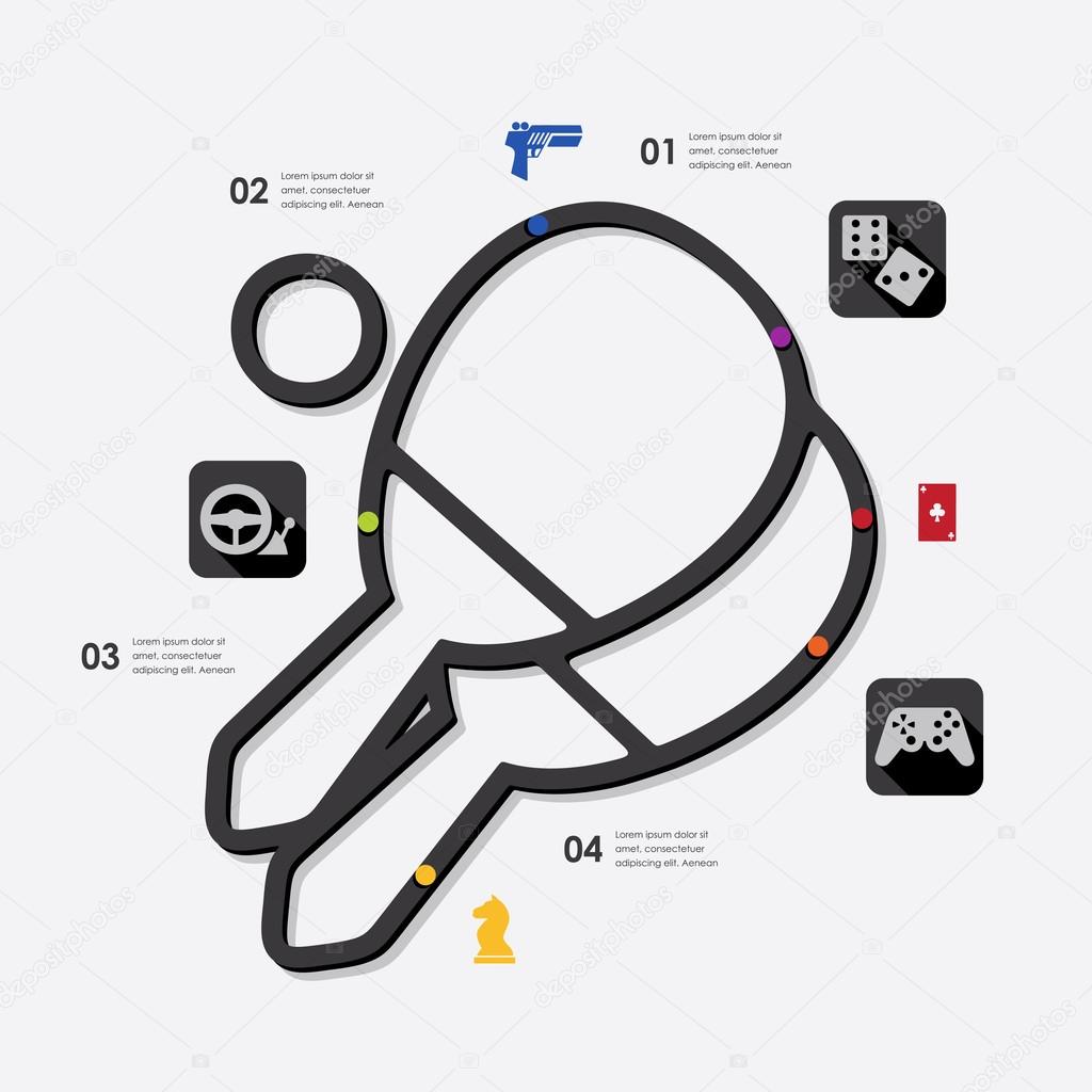 Game infographic icons Stock Vector by ©Palau83 80952404