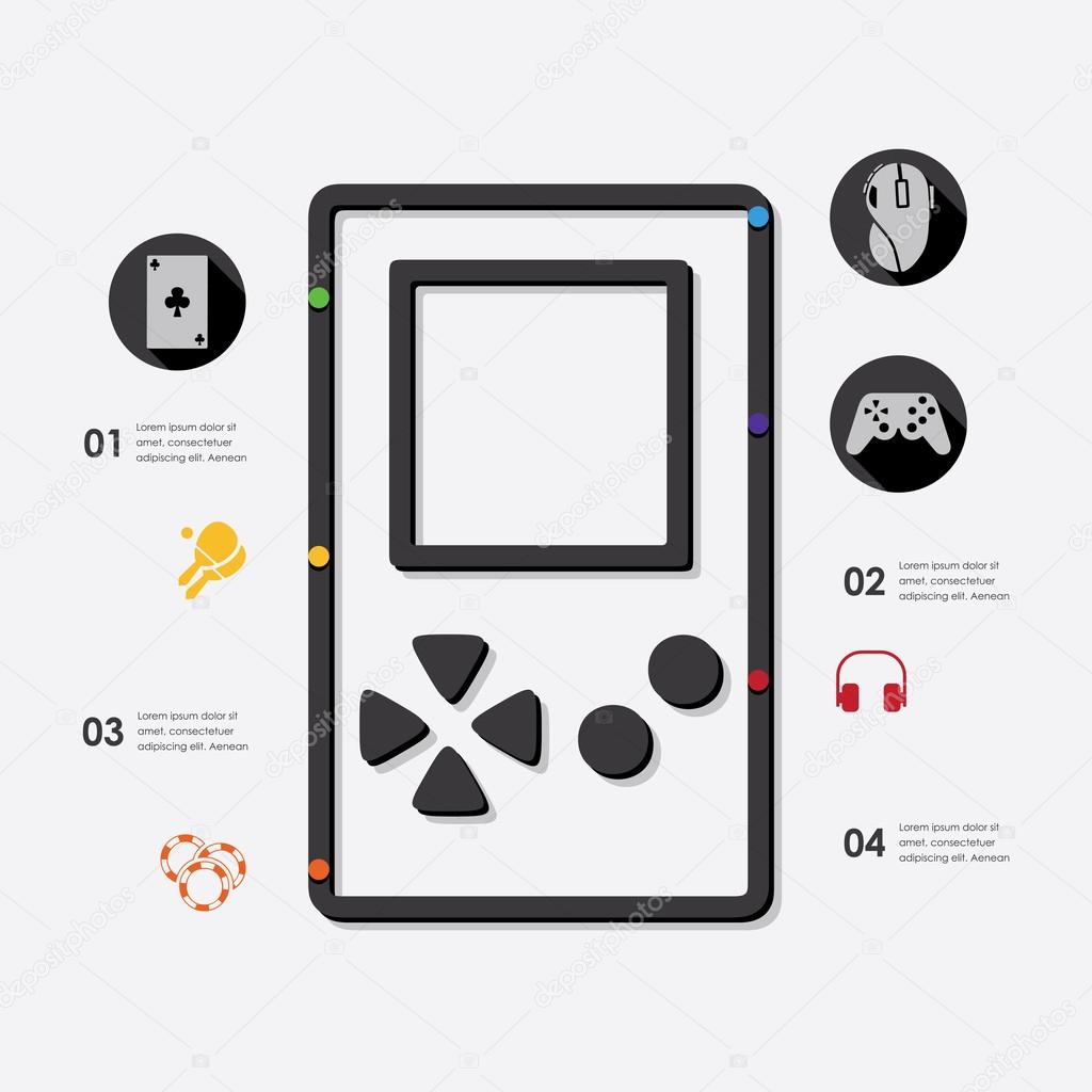 Game infographic icons Stock Vector by ©Palau83 82241706