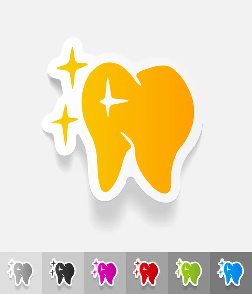 Pegatina de papel dental Vector de stock por ©Palau83 98766374