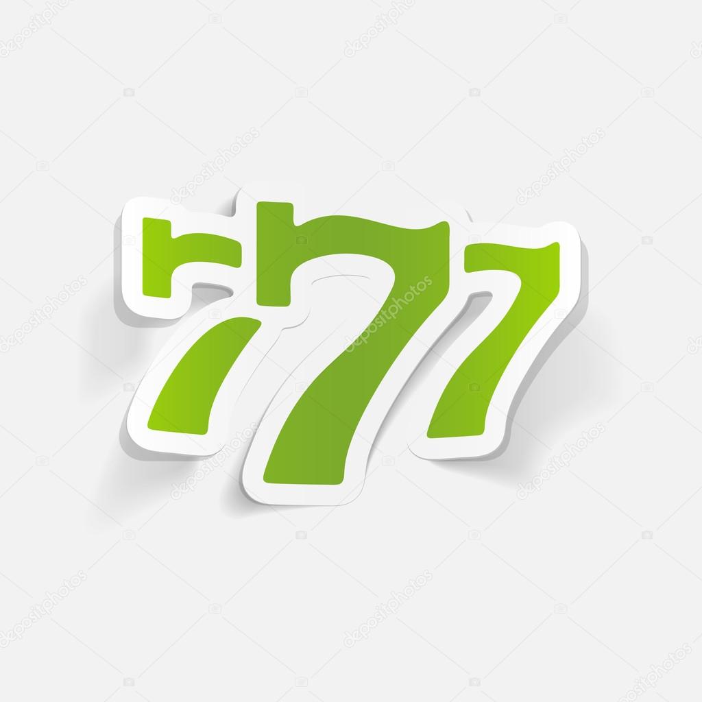 Three seven icon Stock Vector by ©Palau83 84000050