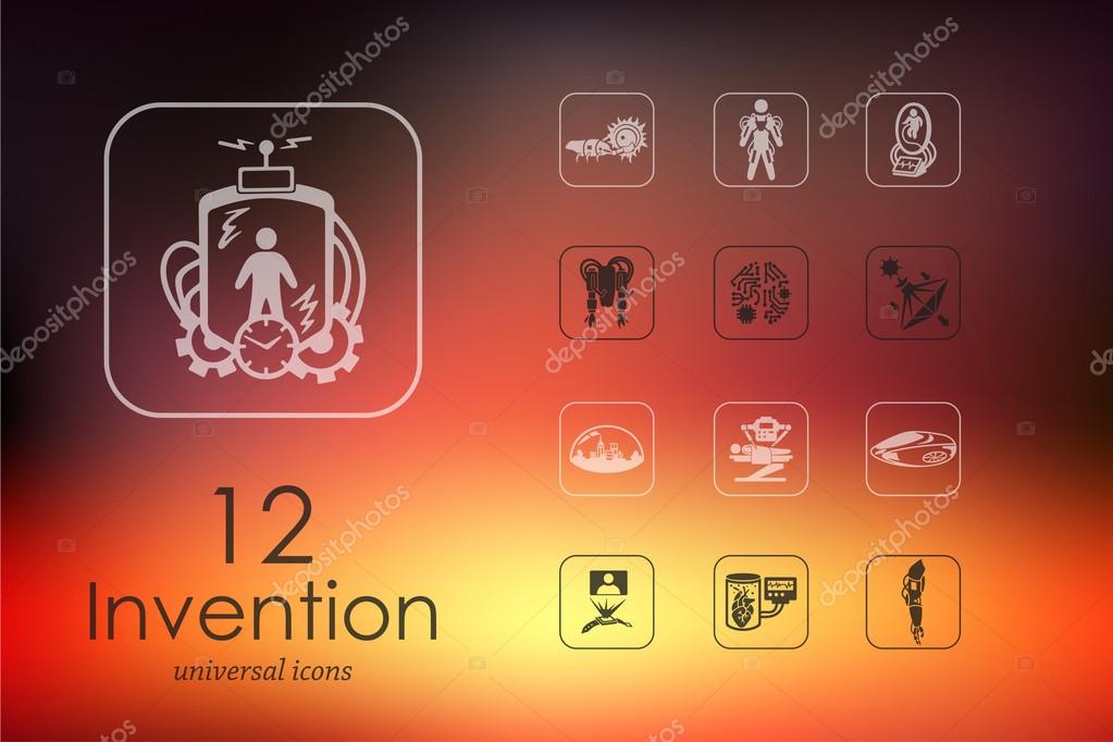 Set of invention icons Stock Vector by ©Palau83 87286942