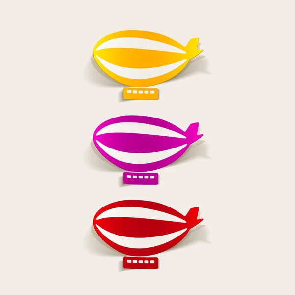 Realistic design airship Stock Vector by ©Palau83 73555409 Realistic design airship Stock Vector by ©Palau83 73555409