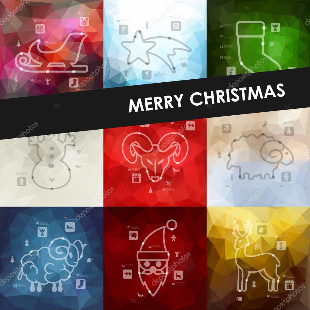 Christmas timeline infographics Stock Vector by ©Palau83 90620510