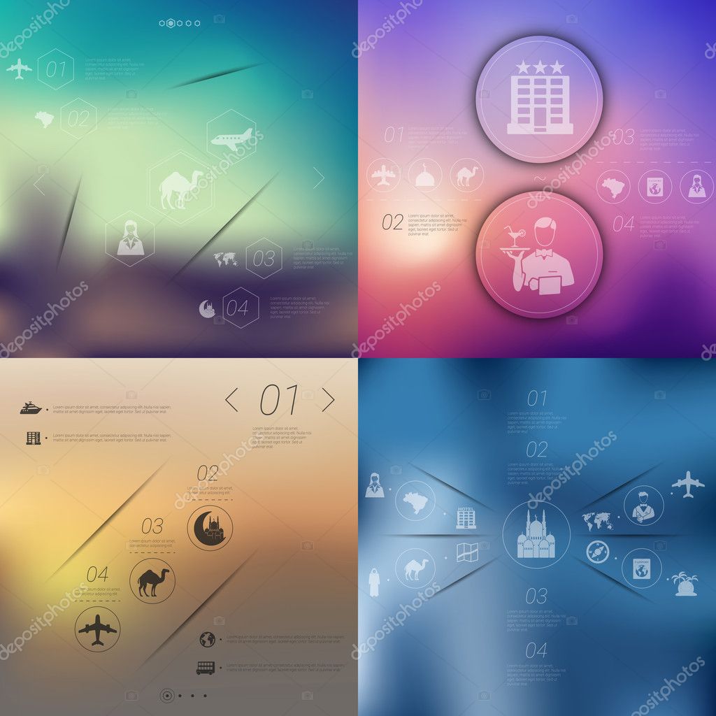 Tourism infographic background Stock Vector Image by ©Palau83 #91722028