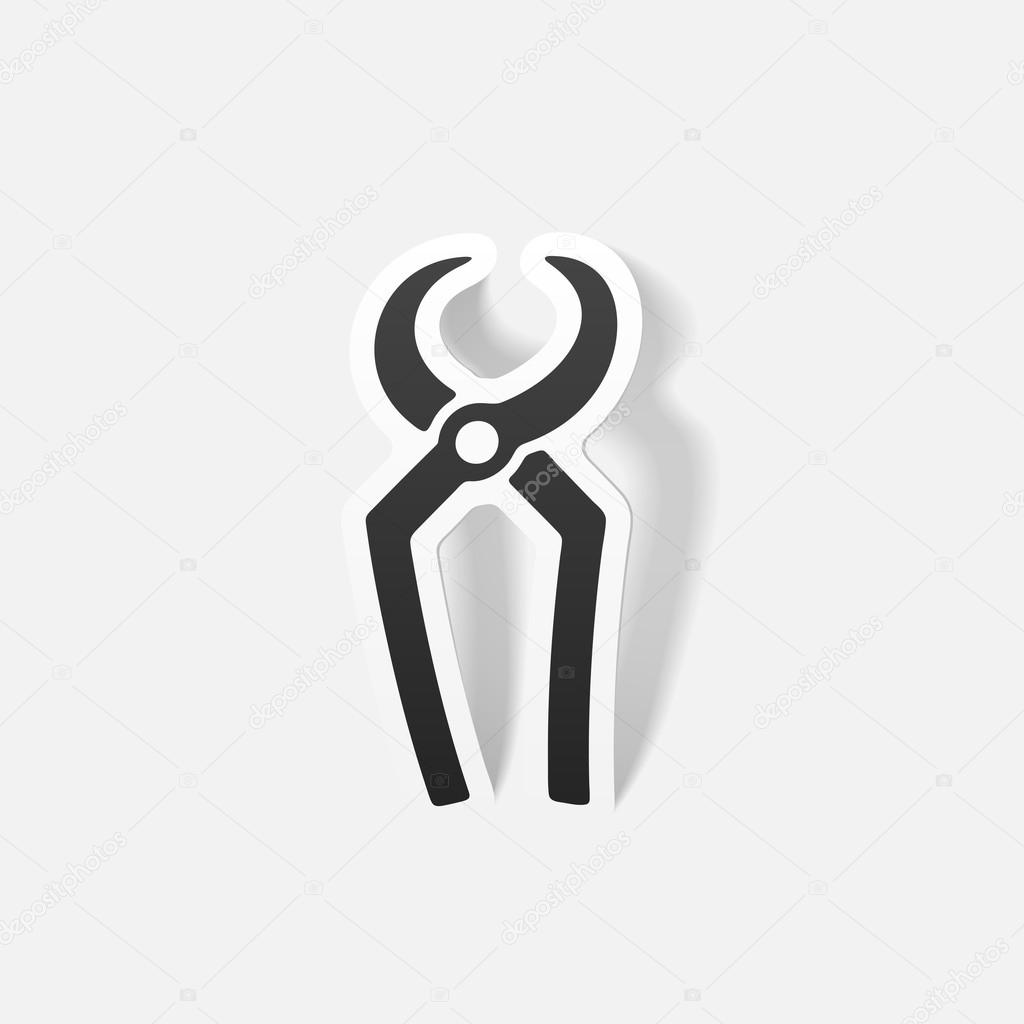 Elemento de diseño realista de las pinzas Vector de stock por ©Palau83 ...