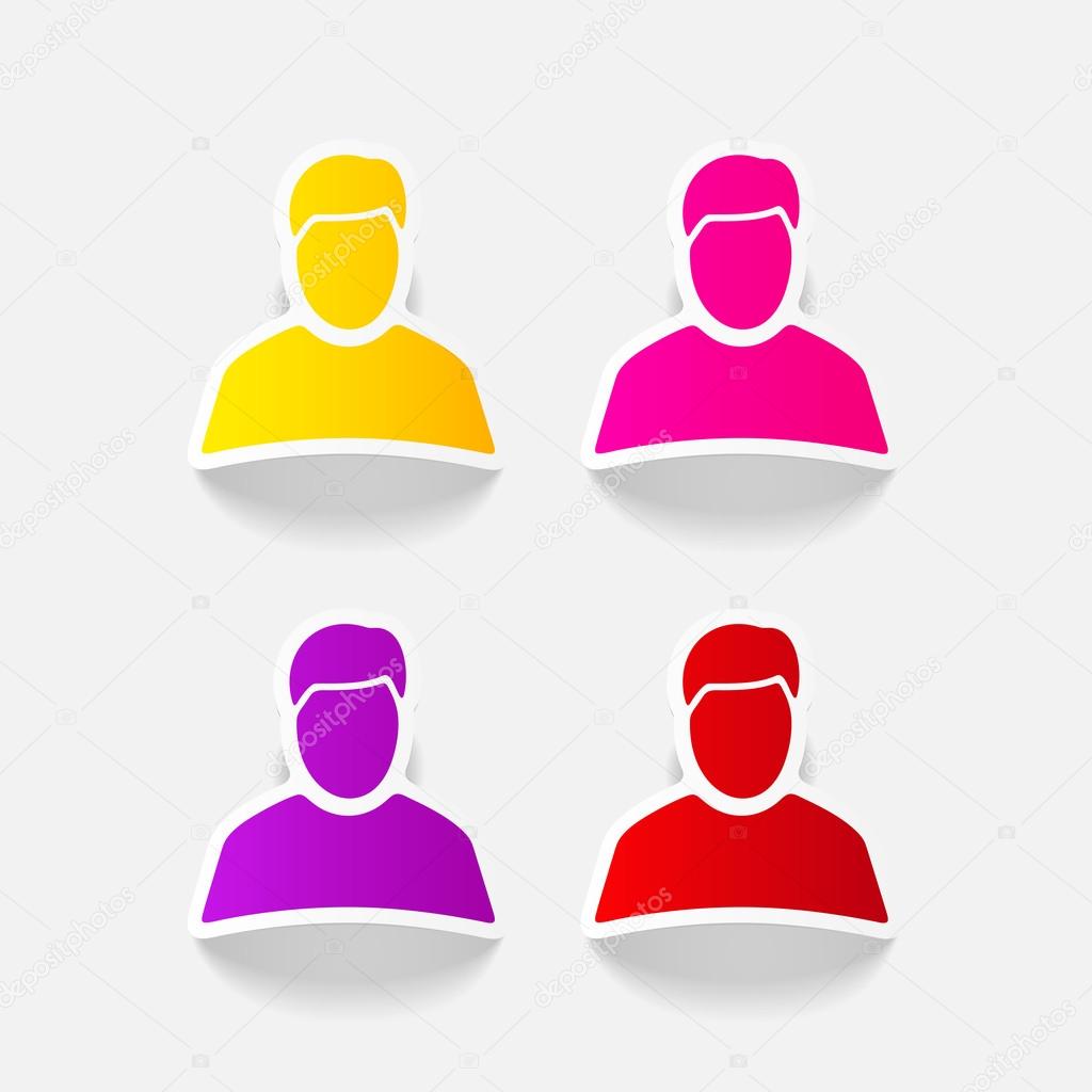 Realistic design element: men Stock Vector Image by ©Palau83 #93337048