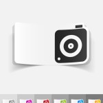 Realistic design element: camera Stock Vector Image by ©Palau83 #44092605