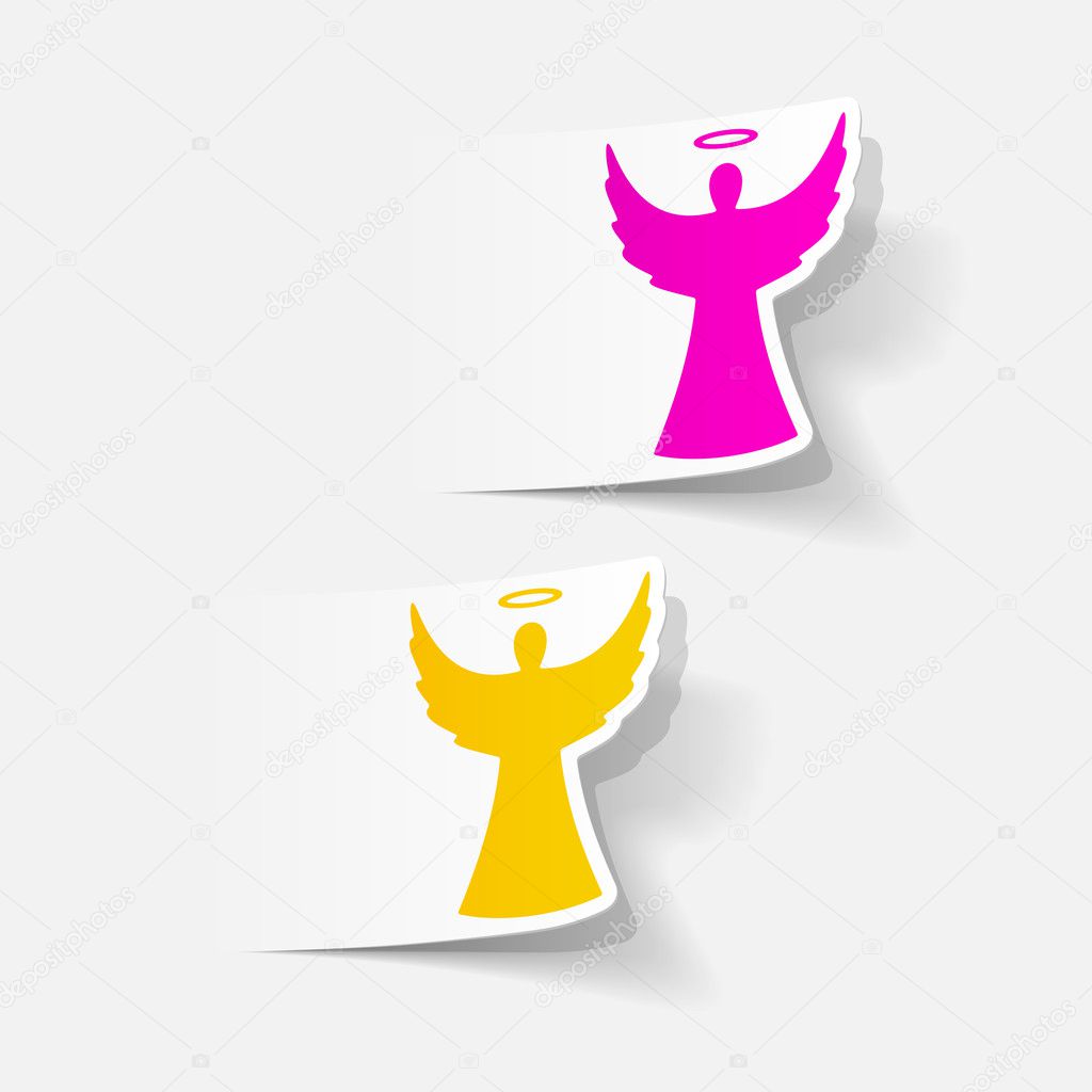 Diseño realista ángel Vector de stock por ©Palau83 95646640