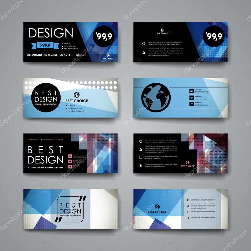 Set of templates in abstract style Stock Vector Image by ©Palau83 #97096488