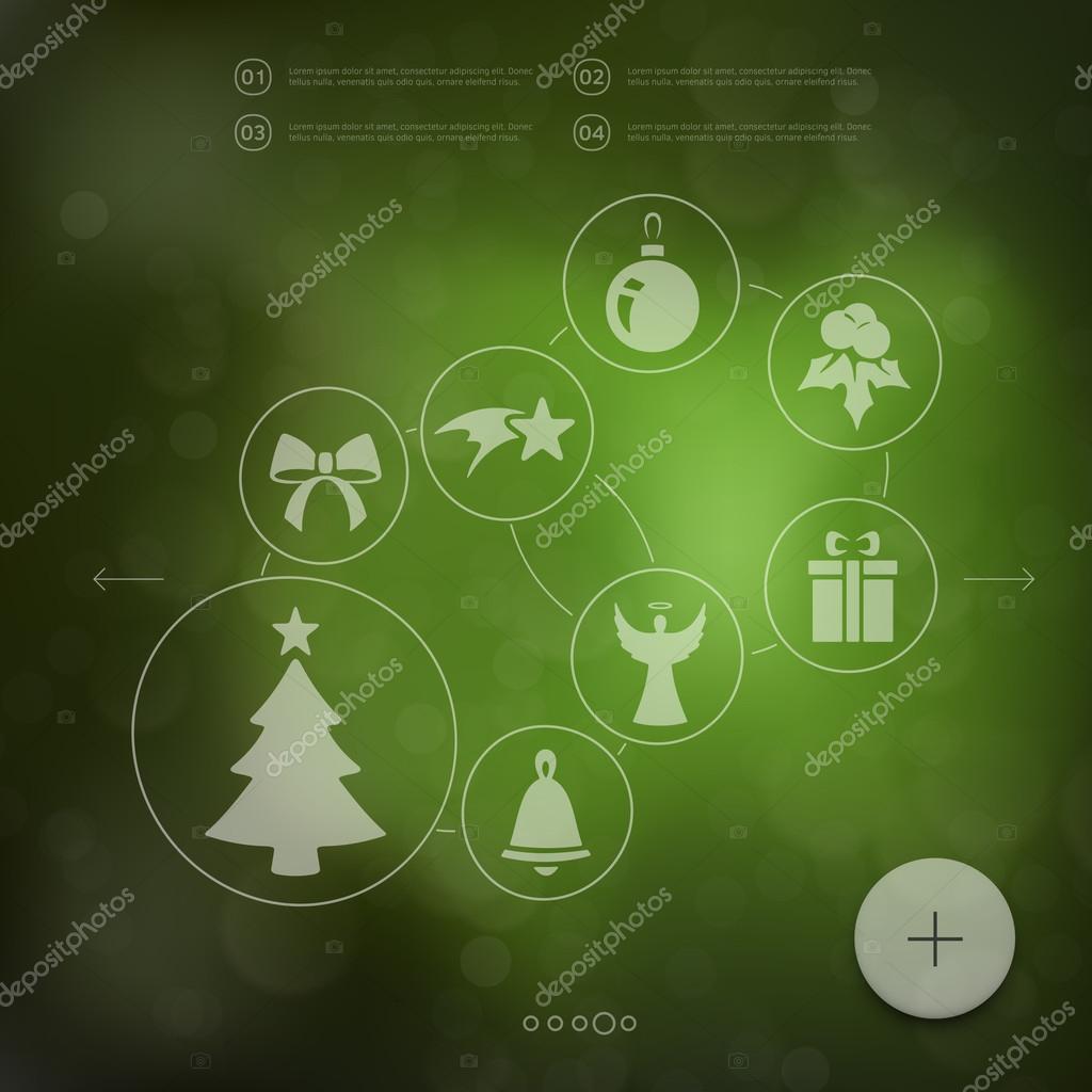 Christmas infographic background Stock Vector Image by ©Palau83 #97857728