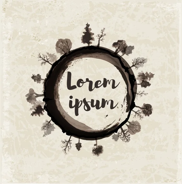 Forest circle Vector Art Stock Images | Depositphotos