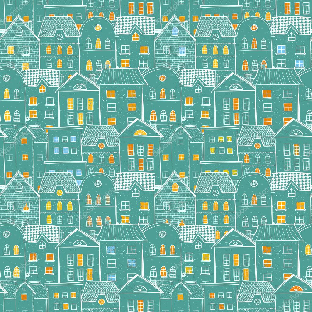 Background with lots of houses Stock Vector by ©Elinacious 63588875