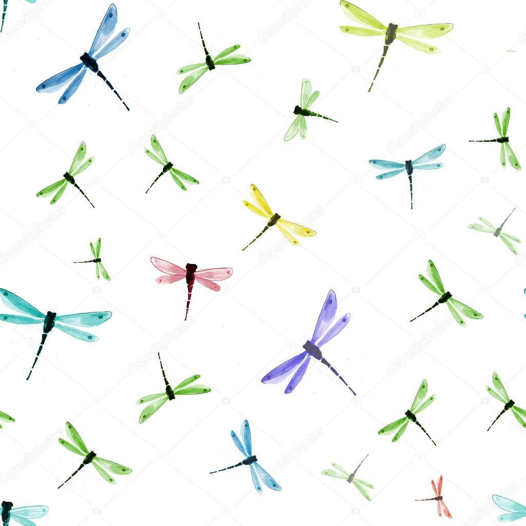libélulas de color dibujadas a mano 2022