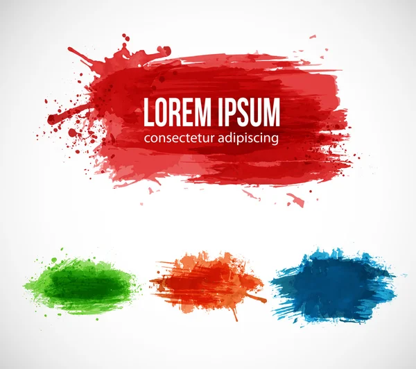 Splashes of white paint Vector Art Stock Images | Depositphotos