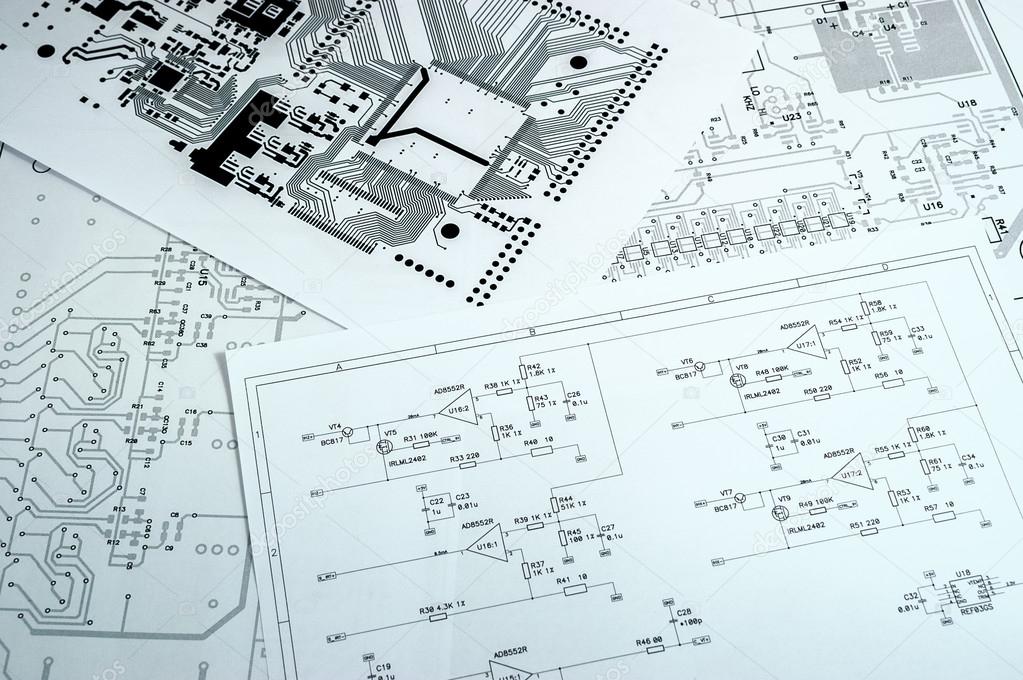 Schematic diagram sheet — Stock Photo © yurazaga #102680886