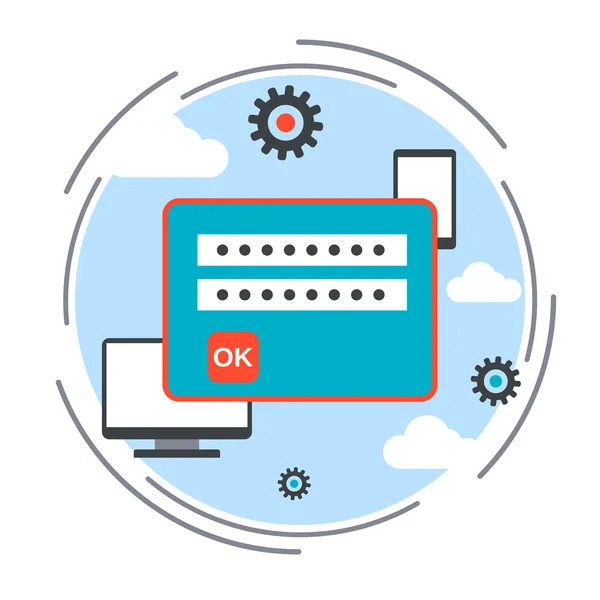 Computer security pc Vector Art Stock Images | Depositphotos