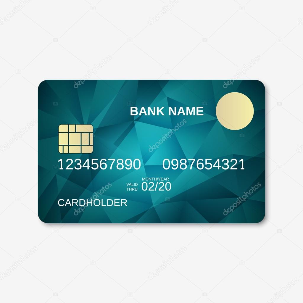 Credit Card Template Vector