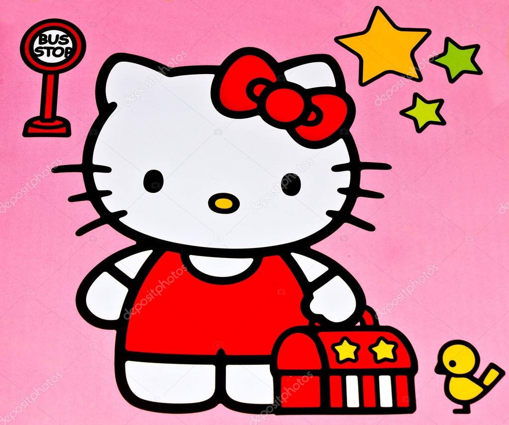 Hola Kitty. Ilustración de stock #58428429 de ©bertys30