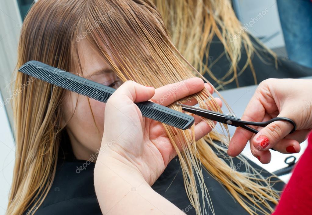 Hair cutting — Stock Photo © bertys30 #60416307